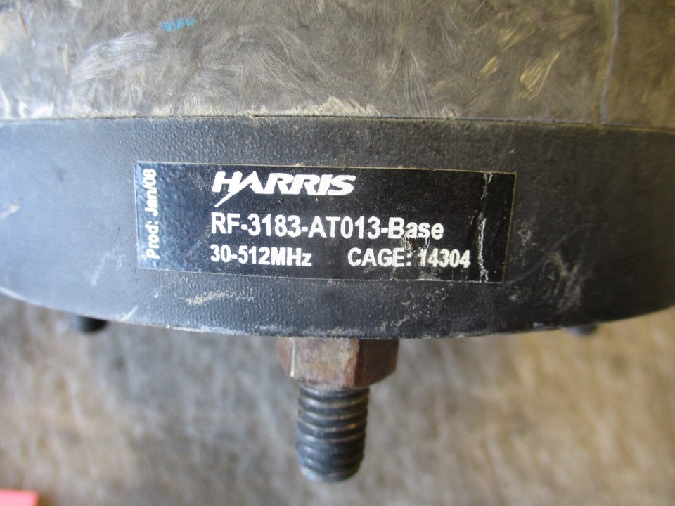 Used Harris RF-3183-AT013 Antenna Base, UHF/VHF 30-512mhz | eBay