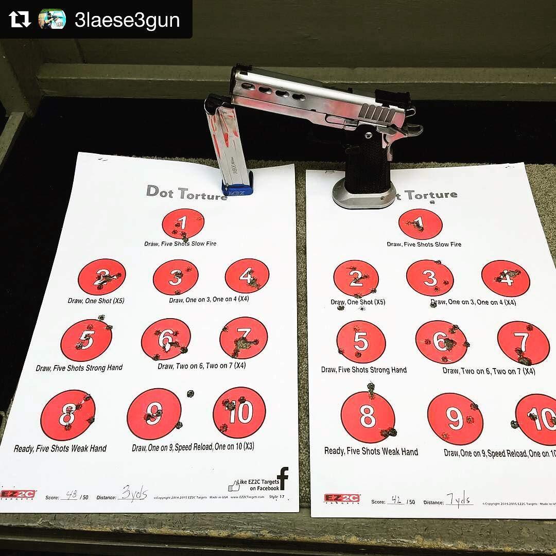 EZ2C Targets Style 17 25 Count Dot Torture Training Shooting Drill | eBay