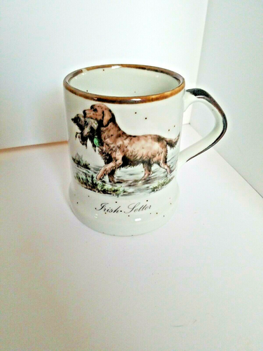 Vintage Irish Setter Stoneware Dog Collectible Coffee Tea Mug Cup | eBay