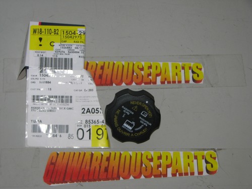 GM OEM 02-24 Acadia Cooling Radiator Components-Radiator Cap 15042975 ...