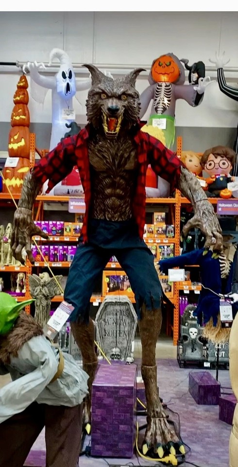 🎃New Halloween Animatronic 9.5 ft Animated Immortal Werewolf-Last One ...
