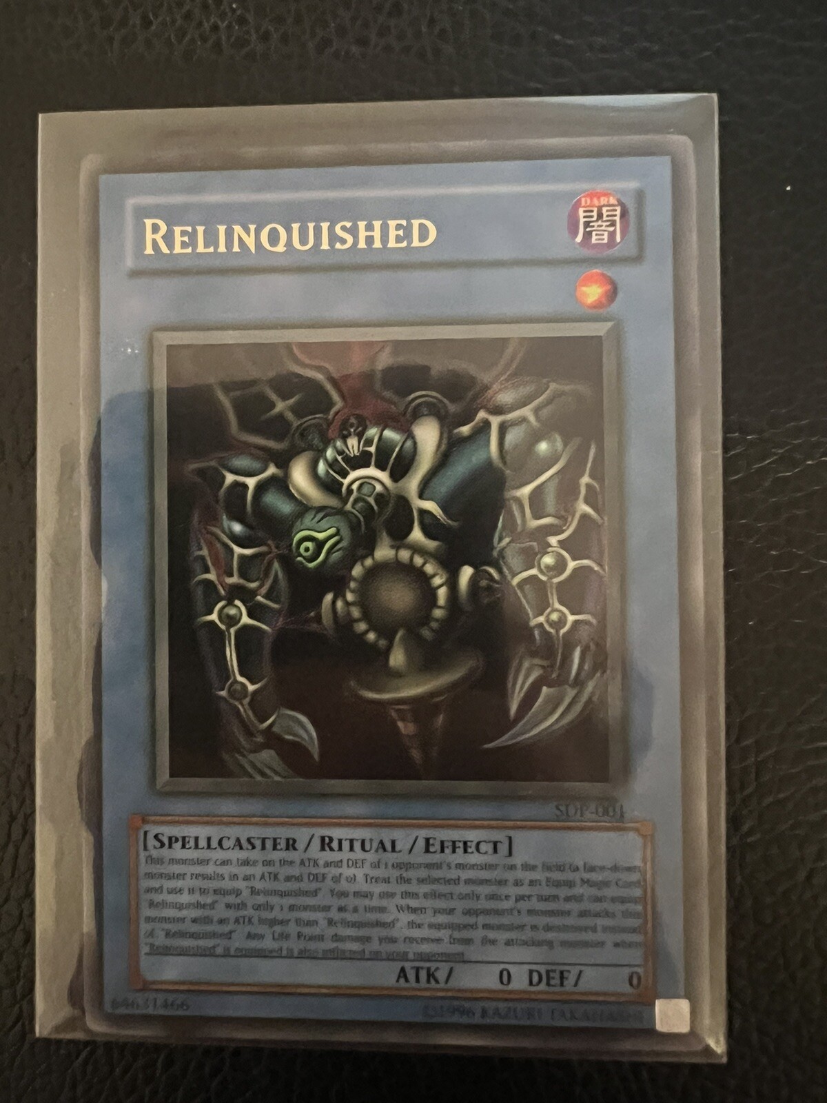 Yu-Gi-Oh! TCG Relinquished Starter Deck Pegasus SDP-001 Unlimited Ultra ...