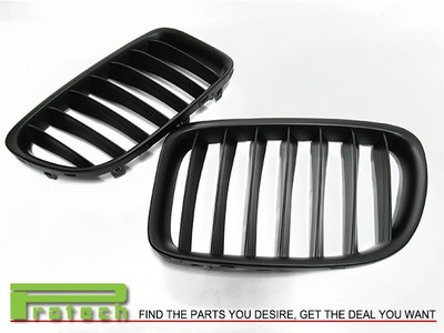 BMW E84 X1 Upgrade Matt Black Kidney Euro Sport Front Slat Grill SUV 10 ...