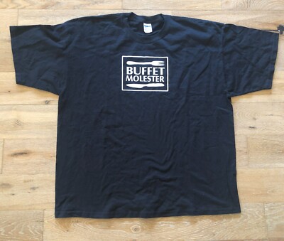 NEW! "Buffet Molester" Men's Black T-Shirt Fun Chubby Size 2XL | eBay