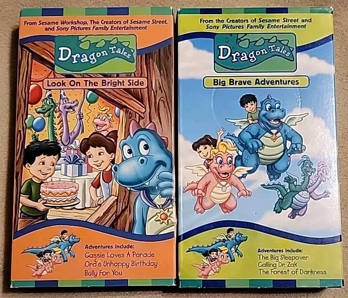 Dragon Tales Cassie Loves A Parade VHS Dragon Tales Look On The Bright