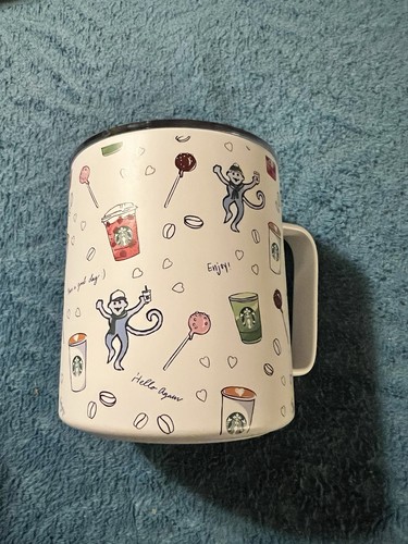 Ltd edition Starbucks x Roller Rabbit 12 oz Stainless Steel Coffee Mug ...