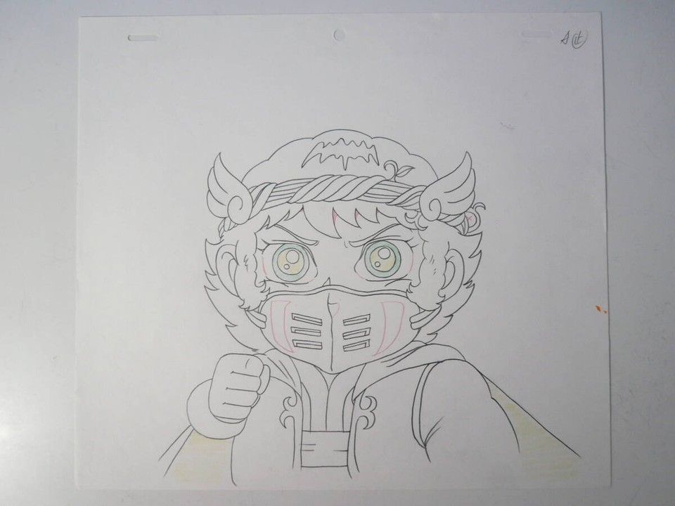 Cel Bikkuriman God Emperor Jack Anime Cell Used Vintage Toei Animation ...