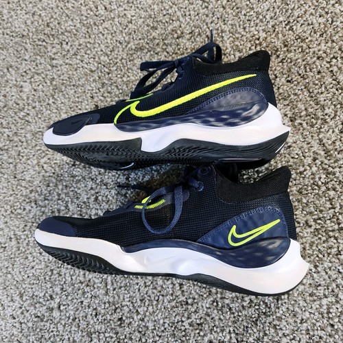 Nike Renew Elevate III Men 7 Black Navy Volt 2023 DD9304 005 Athletic ...