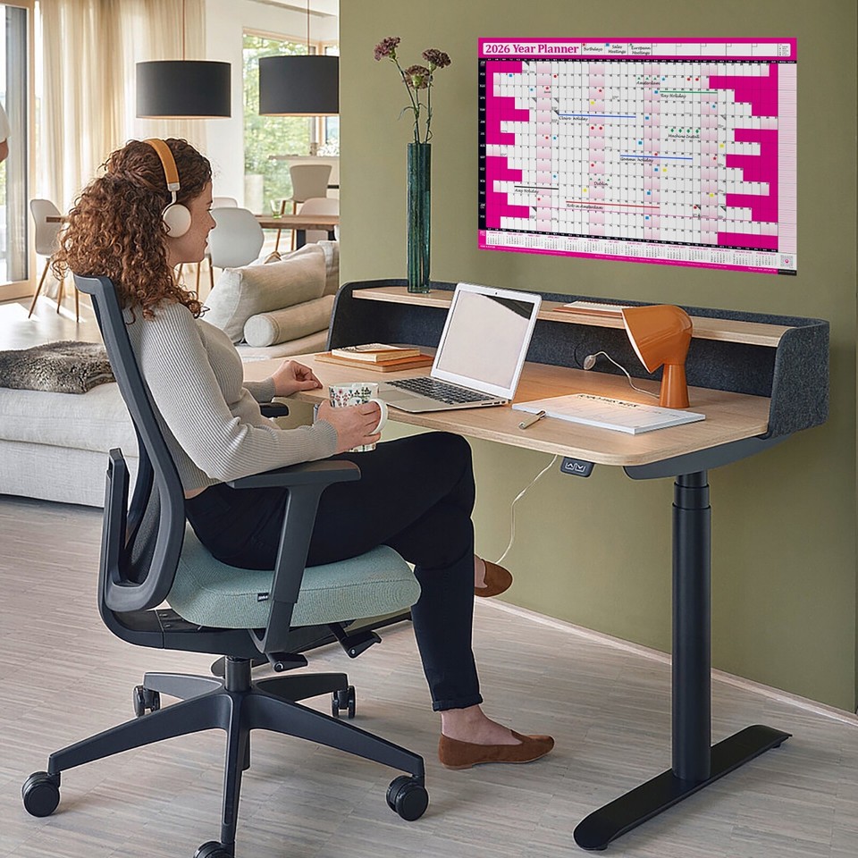 2026 Wall Planner Calendar Wall Chart Calender Holidays WIDEST RANGE ON EBAY | eBay UK