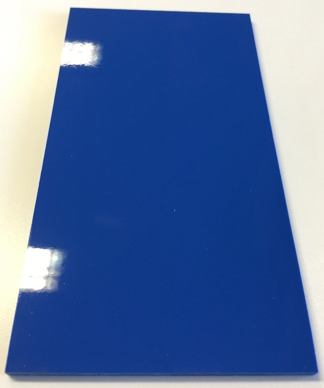 10 x 8ftx4ft x 3mm Gloss Blue Plastic PVC Sheets/Panels/Boards/Signage ...
