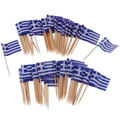 100pcs National Flag Sticks Picker Chopsticks Toothpicks Decor for ...
