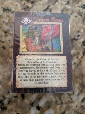 7th SEA CCG NO QUARTER STARTER DECK CRIMSOM ROGERS NEW FACTORY SEALED ...