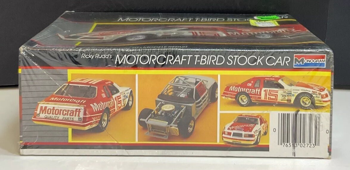 Monogram Ricky Rudds Motorcraft T-Bird Stock Car 1:24 Model Kit #2723 ...