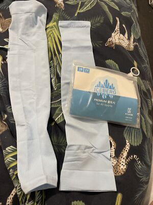 Iceberg Light Blue Arm Sleeves Freepost Acc673 | eBay Australia