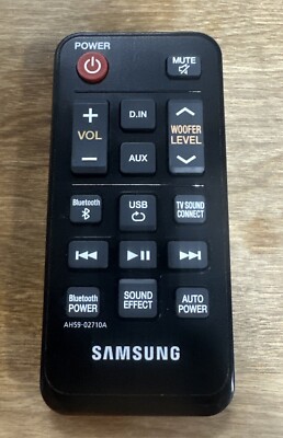 Samsung Sound Bar Remote AH59-02710A REMOTE CONTROL HW-J250 HW-JM25 ...