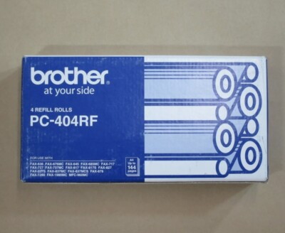 Brother Original PC404RF Refill Rolls for FAX 645 685 685MC 727 737 780 ...