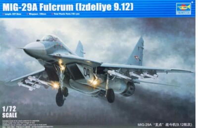 Trumpeter 1/72 MiG-29A Fulcrum (Izdeliye 9.12) #01674 #1674 📌 Listed in ...