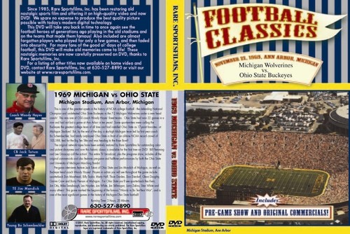 1969 Michigan-Ohio State Game, Ann Arbor, Michigan DVD! | eBay