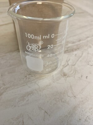 Lab Zap 100 mL Borosilicate Glass Beaker | eBay