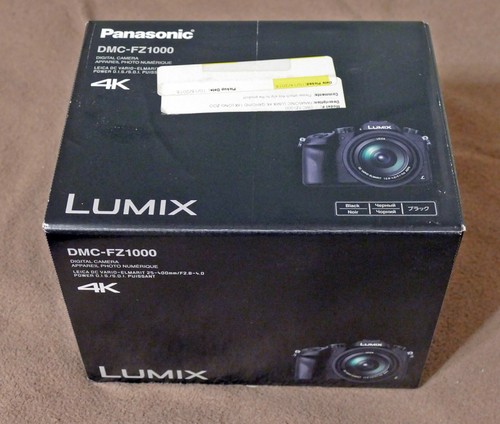 PANASONIC LUMIX DMC-FZ1000 digital camera, MINT in box, shutter count ...