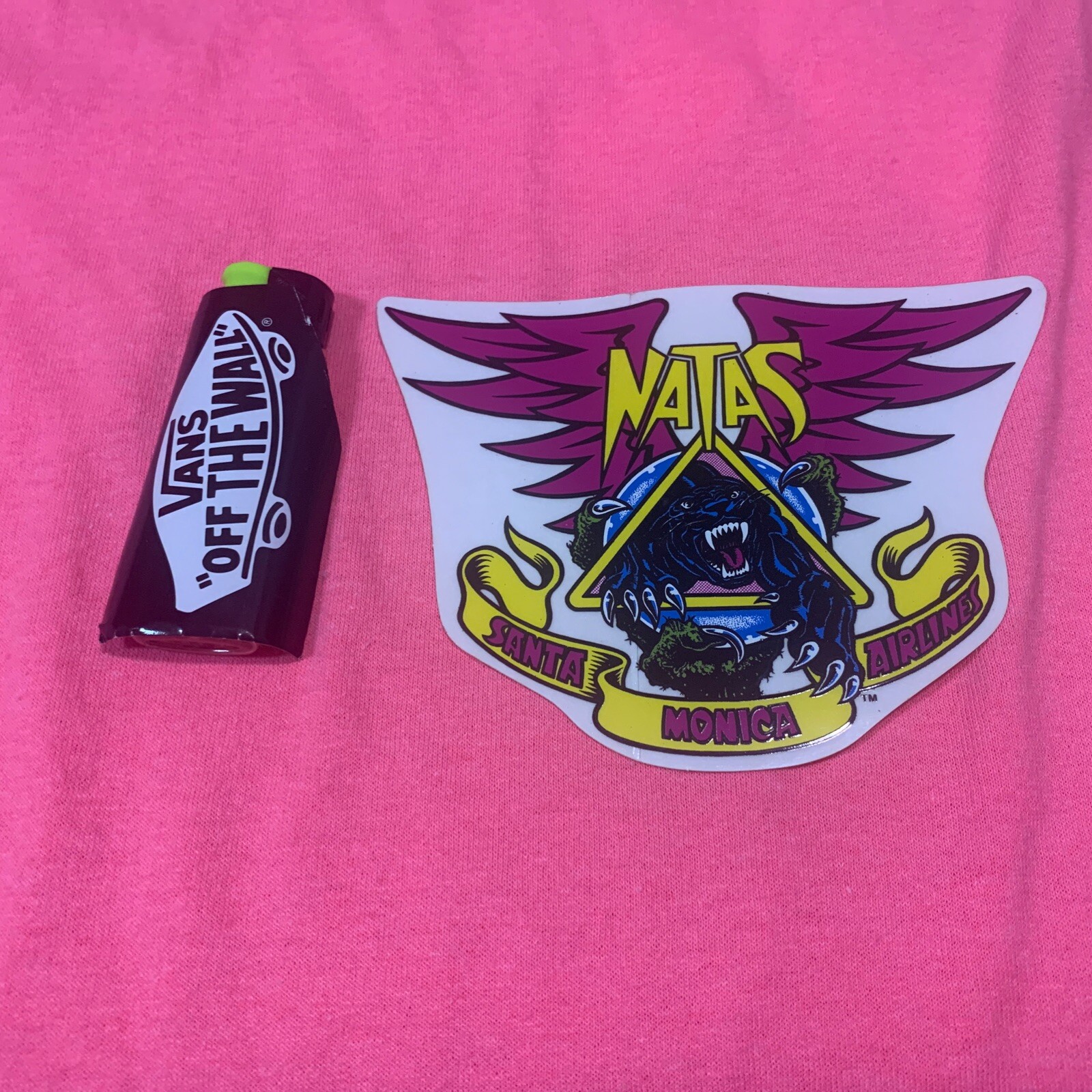 Natas Black Panther Progression OG 80s Santa Monica Airlines sticker ...