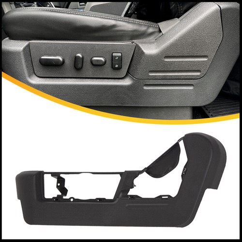 For 2009-2014 Ford F150 Seat Cover Trim Panel Bezel Black Drivers Side ...