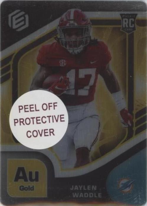2021 Panini Elements - Rookies Jaylen Waddle #88 Gold /99 (RC) for sale ...