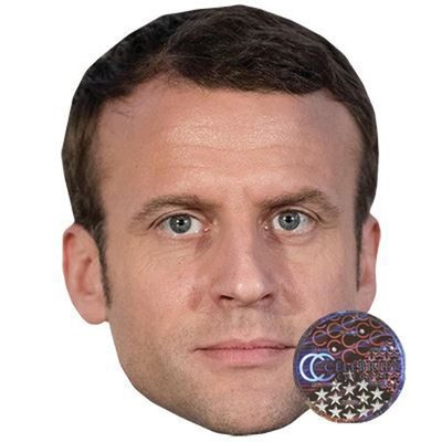 Emmanuel Macron Big Head. Larger than life mask. | eBay