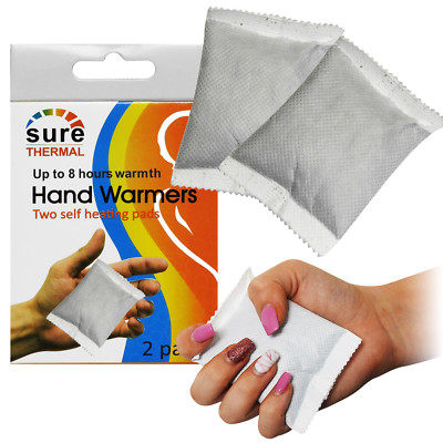 Sure Thermal Hand Pockets Warmers, 8 Hours Warmth, Easy Operation, Twin ...