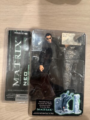 Neo The Matrix Lobby Scene Action Figure McFarlane New Sealed Series ...