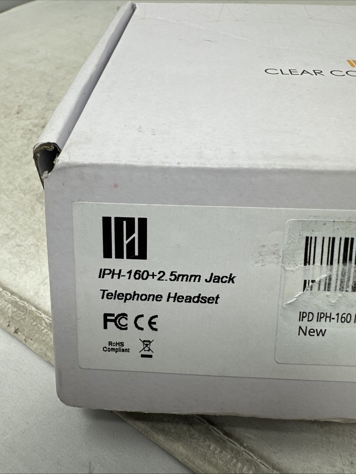 Clear communication IPD-160+2.5mm Jack Telephone headset, Monaural | eBay