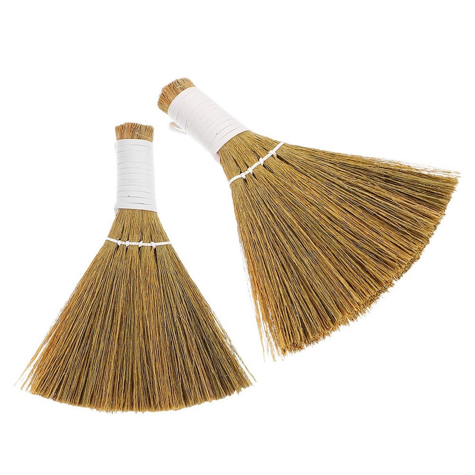 2 Pcs Mini Hand Broom Small Desktop Brush Portable Sweeping Brush For ...
