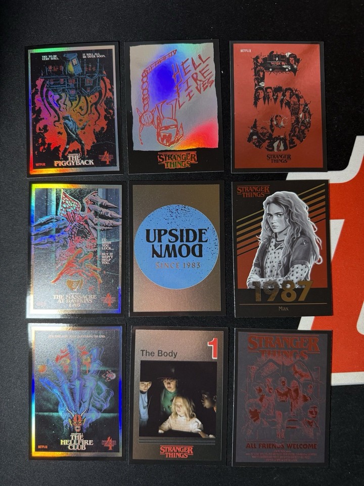 PANINI STRANGER THINGS NETFLIX BULK OF 144 CARDS LOT DE 144 CARTES | eBay