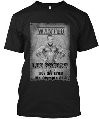 WANTED Lee Priest 212 Tee T-Shirt Made in the USA Size S to 5XL | eBay