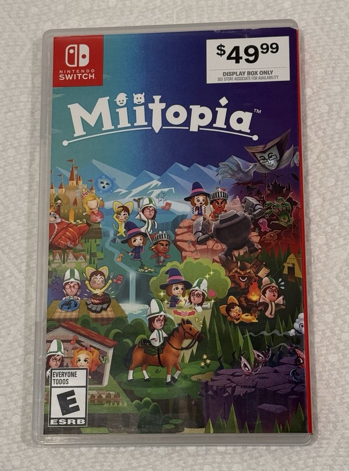 Miitopia - Nintendo Switch - with GameStop "Display Box Only" Coverart ...