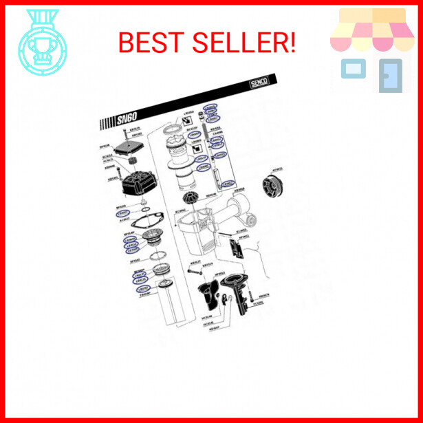 O Ring Replacement Rebuild Kit for Senco Framing Nailer SN60 SN65 ...