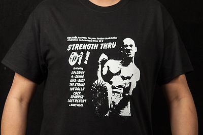 Strength thru OI! Black t-shirt shirt | eBay