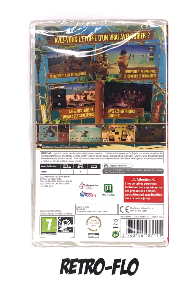 Koh Lanta - The Adventurers - Nintendo Switch Game - NEW In Blister | eBay