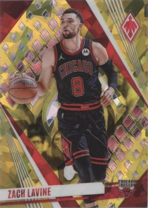 2023-24 Panini Phoenix - Zach LaVine #84 Yellow Ice Phoenix /175 for ...