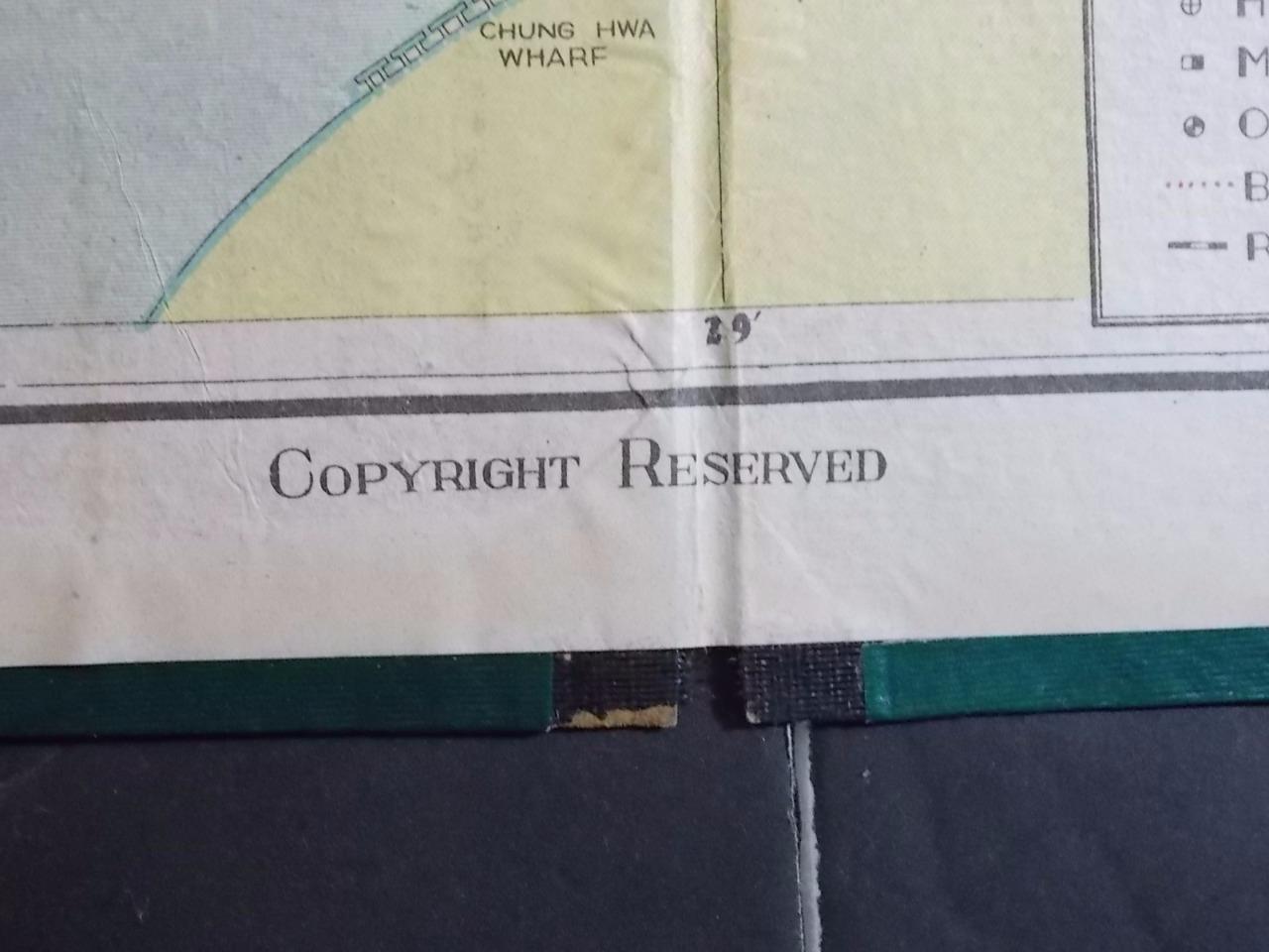 China Map 1940 July 1st Edition "New Map of Shanghai" 1945 Pocket ...