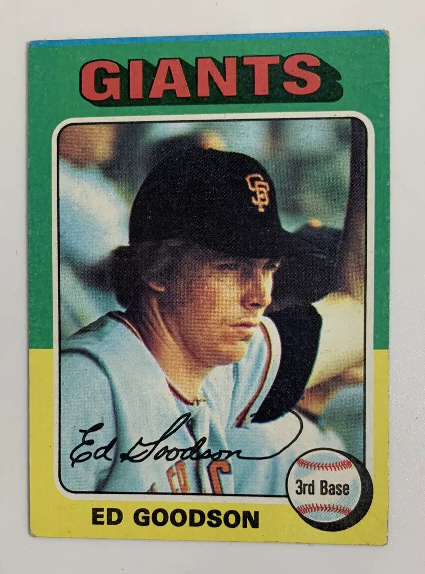 1975 Ed Goodson # 322 Topps Baseball Card San Francisco Giants SF | eBay