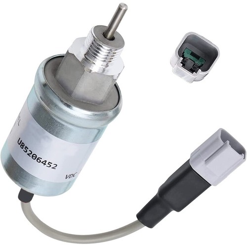 U85206451 12V Shutoff Solenoid Valve 185206451 for Perkins 8000 8008 ...