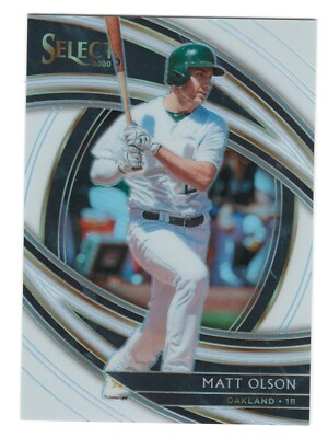 2020 Select Premier Matt Olson #'d /50 Silver Prizm SP FREE SHIPPING ...
