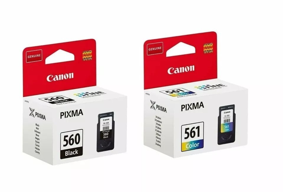 Canon PG-560 / 560XL CL-561 / 561XL Black/Colour Ink Cartridges for ...
