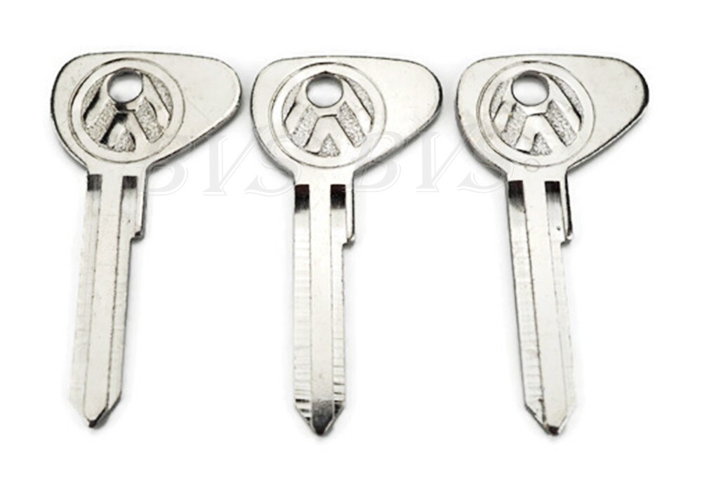 3x VW BLANK KEYS For VOLKSWAGEN BEETLE & KARMANN GHIA 1966 -1970 ...