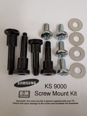 Samsung Wall Mount Screws Kit with Spacers UE49KS9000, UE55KS9000 ...