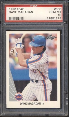 1990 Leaf Baseball Dave Magadan #330 PSA 10 METS GEM MINT | eBay