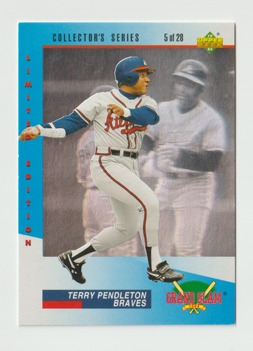 1993 Denny's Holograms Baseball #5 Terry Pendleton - Atlanta Braves | eBay