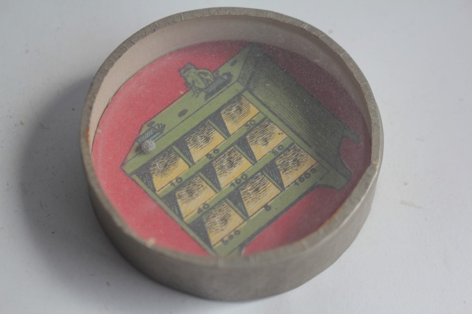 Old Pocket Skill Game Frog Barrel Game (72184) | eBay