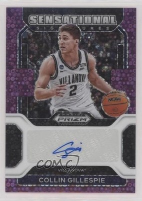 2022 Panini Prizm Draft Picks Purple Circles /50 Collin Gillespie #SS ...